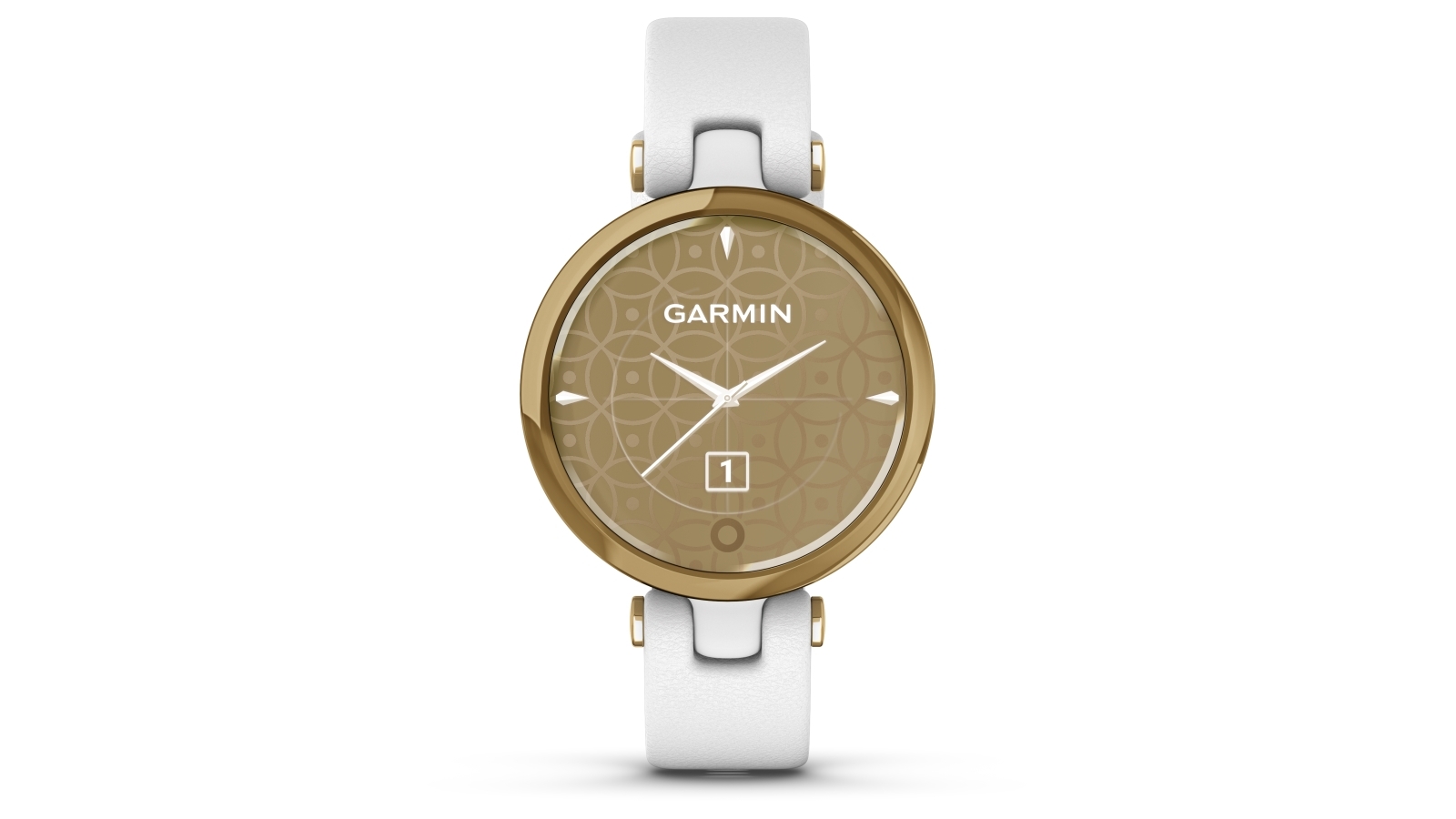 Garmin Lily Classic Edition Smart Watch - Gold Bezel with White Case ...