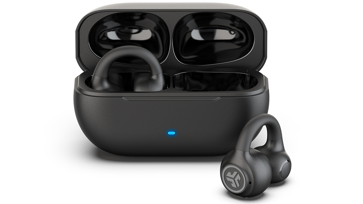 JLab Flex Open Wireless Earbuds - Black | Joyce Mayne