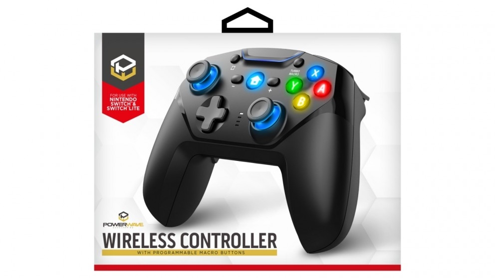 Powerwave Nintendo Switch Wireless Controller - Black | Joyce Mayne