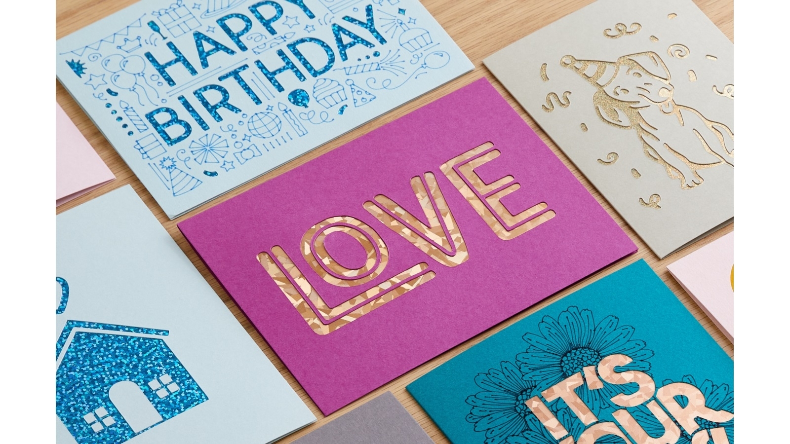 Cricut R10 Mix Pastel Sample Cutaway Cards | Joyce Mayne