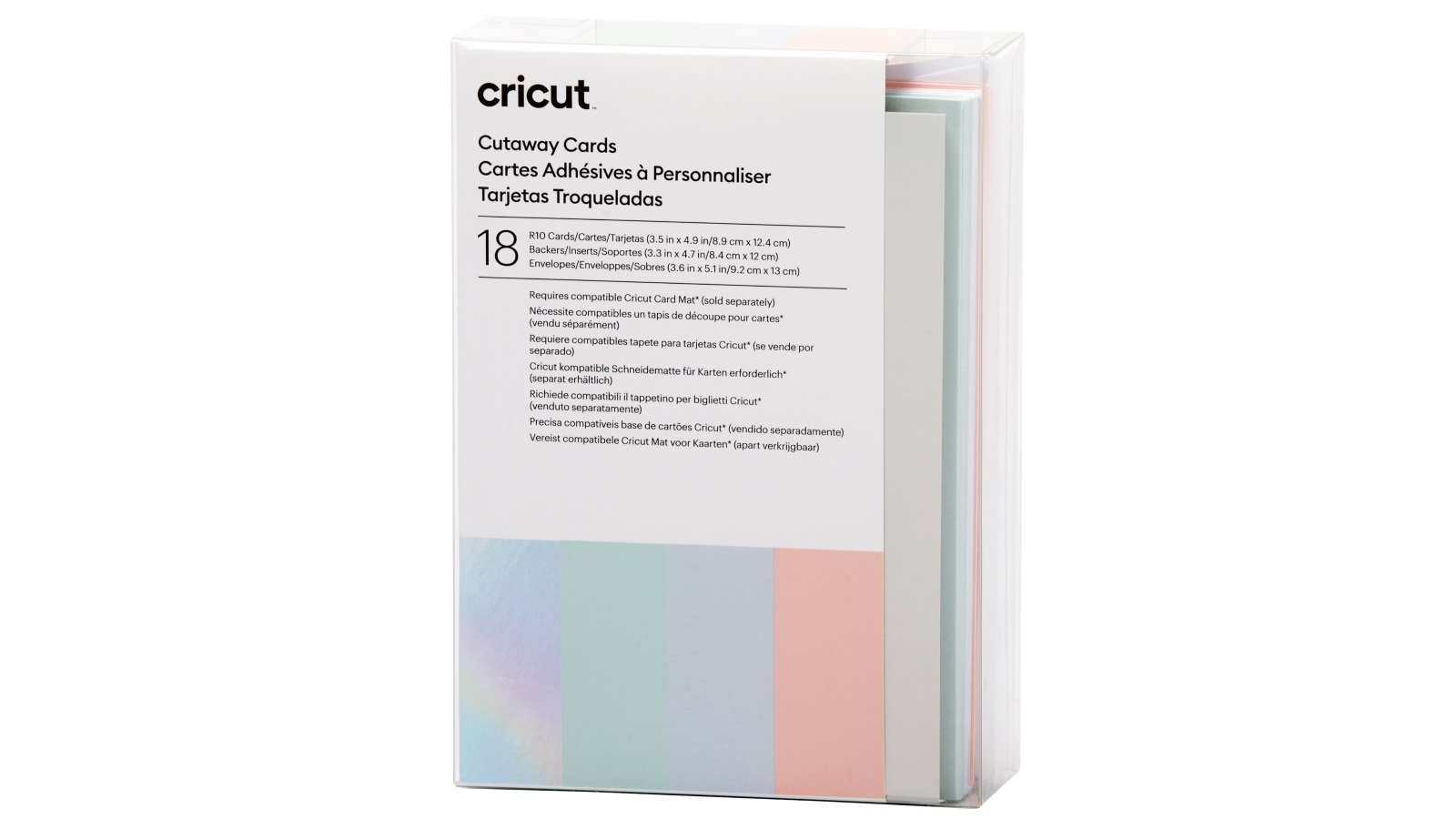 Cricut R10 Mix Pastel Sample Cutaway Cards | Joyce Mayne