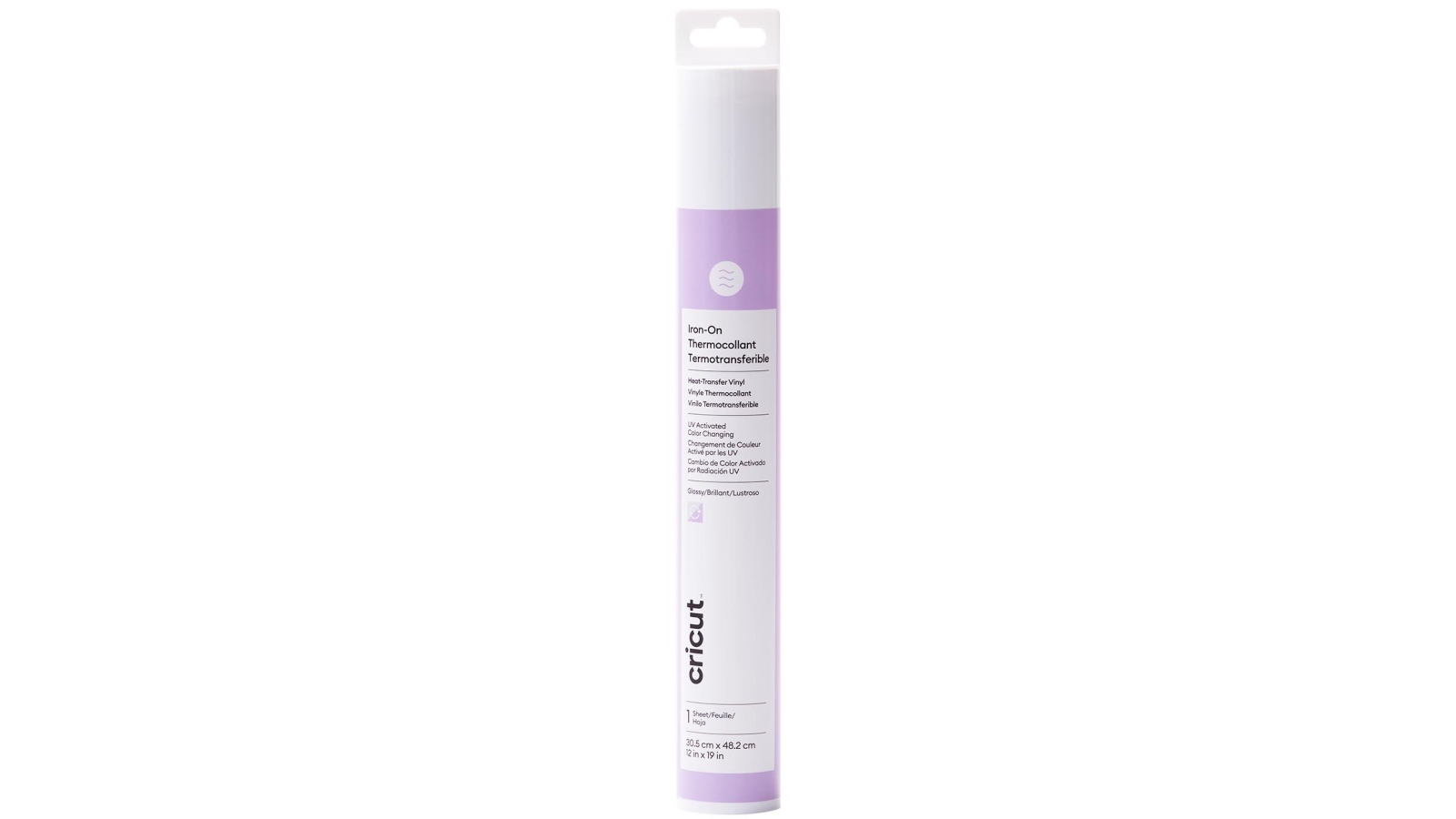 Cricut UV-Activated Colour Changing Iron-On - White to Violet | Joyce Mayne