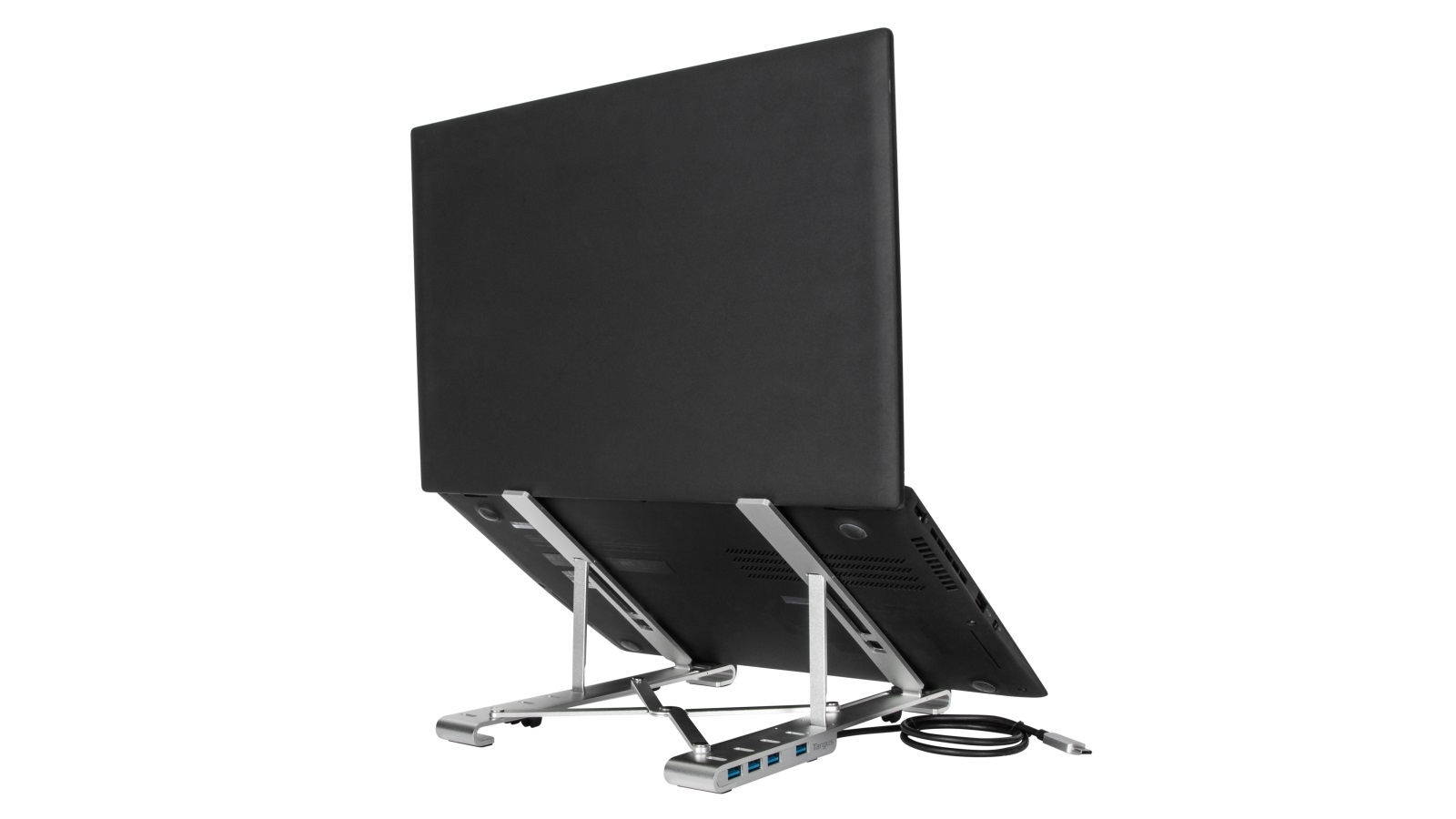 Targus Portable Laptop Stand with Integrated USB A-Hub | Joyce Mayne