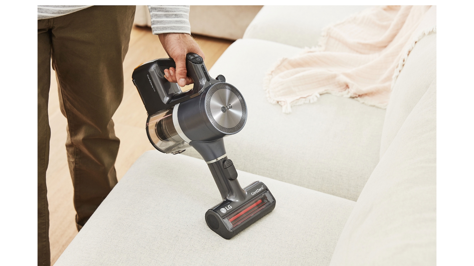 Lg Cord Zero A9 Ultra Handstick Vacuum With All In One Tower Iron