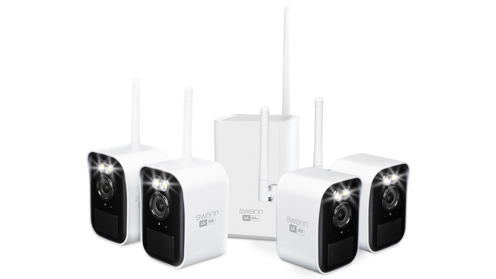 Swann MaxRanger4K 4 Camera Mini Wireless Security System | Joyce Mayne