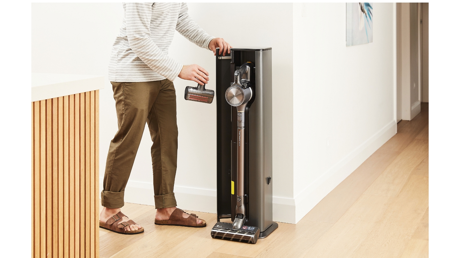 Lg Cord Zero A9 Ultra Handstick Vacuum With All In One Tower Iron