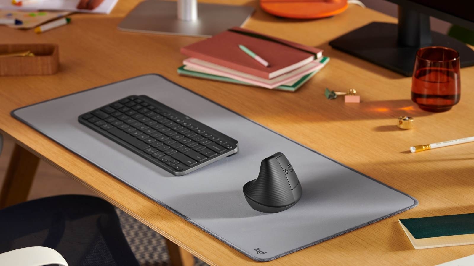 Logitech Lift Vertical Ergonomic Mouse - Graphite | Joyce Mayne