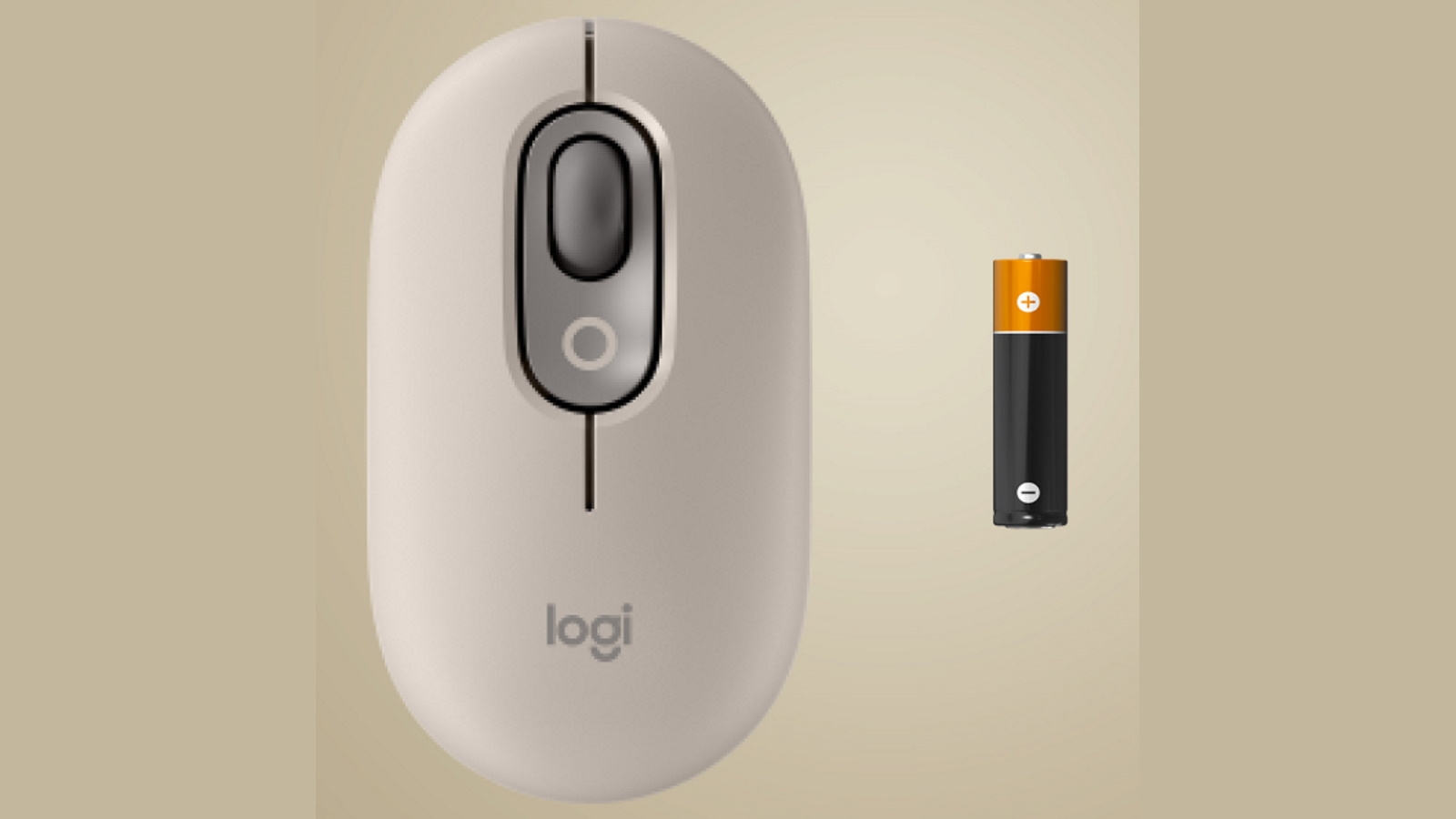 Logitech POP Wireless Mouse with Emoji Button Function - Mist Sand ...