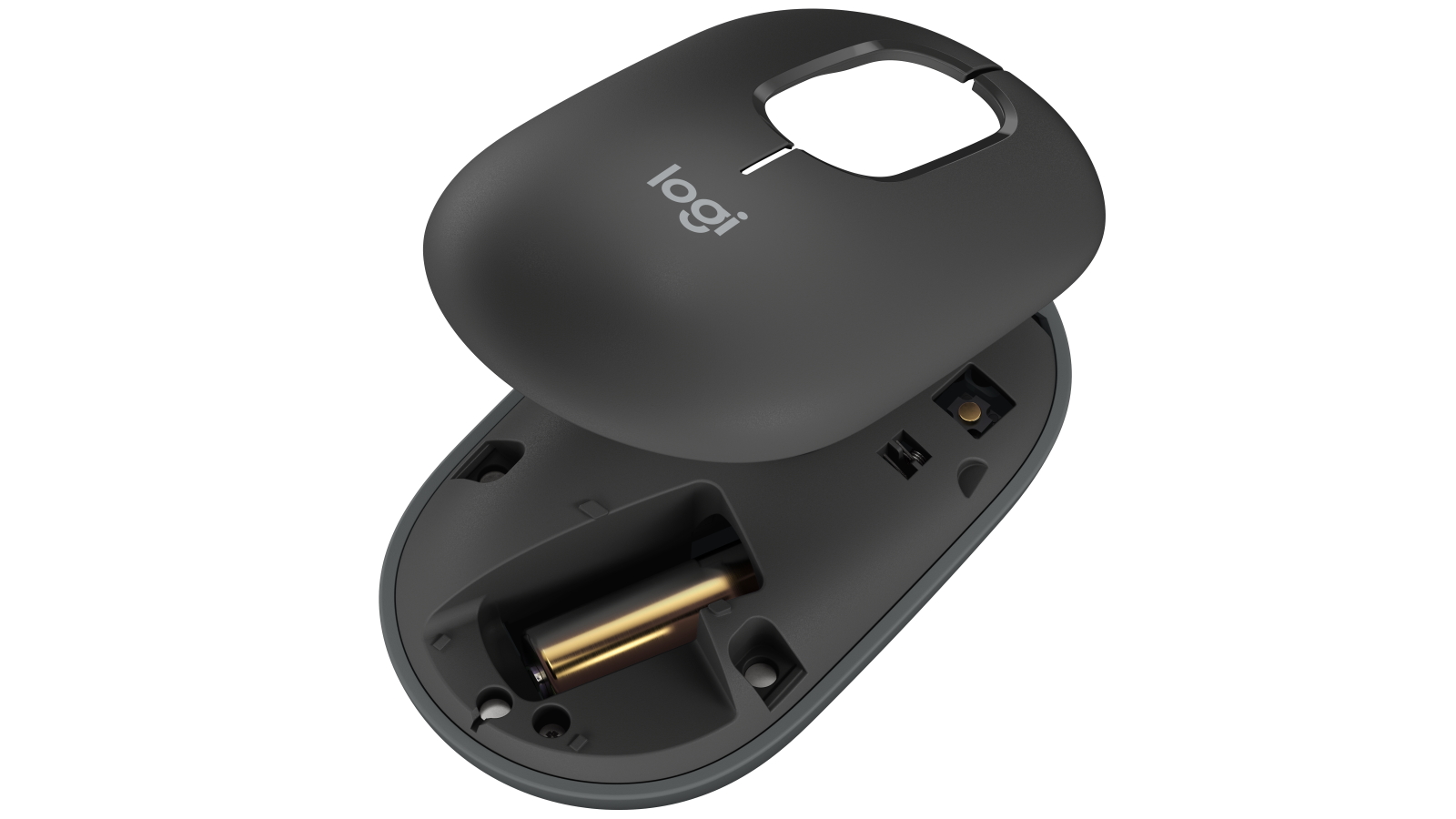 Logitech POP Wireless Mouse with Emoji Button Function - Graphite ...