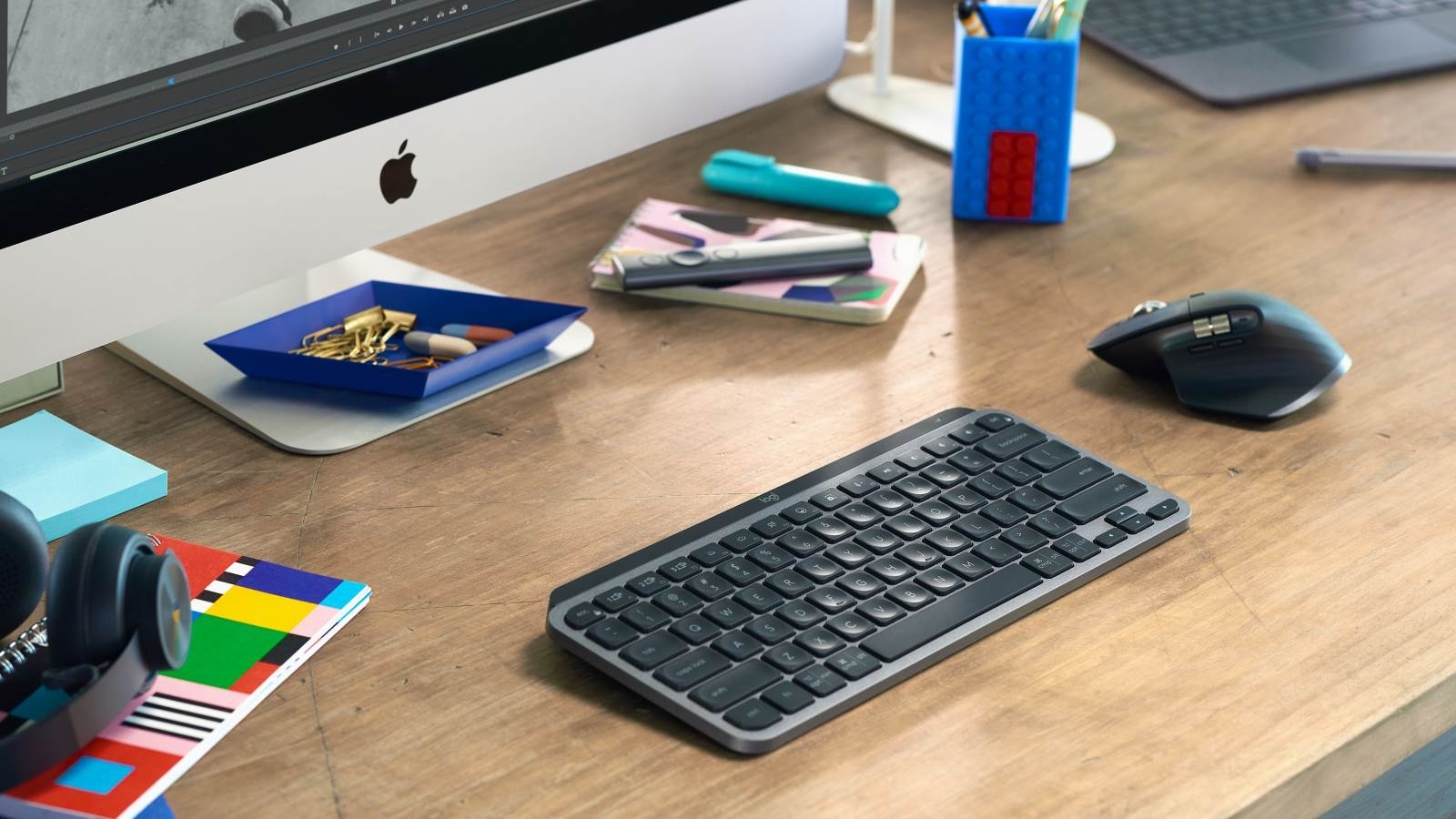Logitech MX Keys Mini Minimalist Wireless Illuminated Keyboard - Graphite | Joyce Mayne