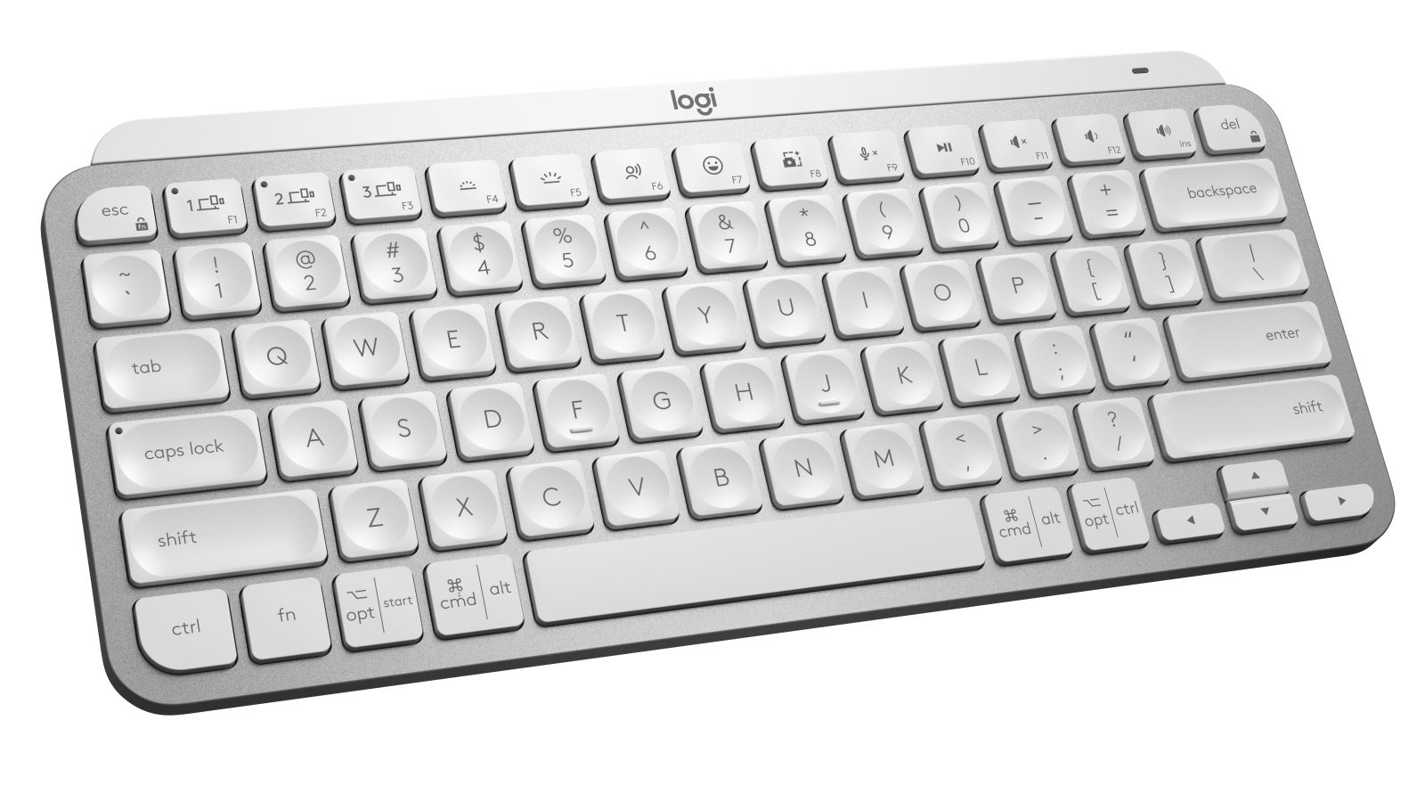 Logitech MX Keys Mini Minimalist Wireless Illuminated Keyboard - Pale ...