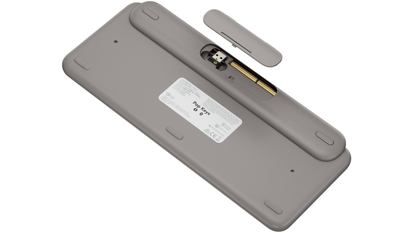 Logitech POP Keys Wireless Mechanical Emoji Keyboard - Sand | Joyce Mayne