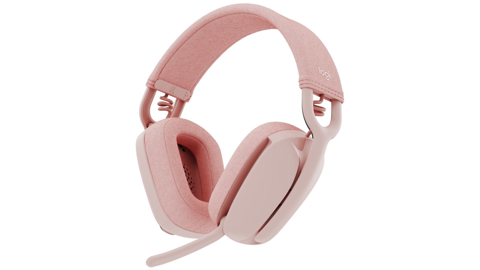 Logitech Zone Vibe 100 Wireless Over-Ear Headphones - Rose | Joyce Mayne