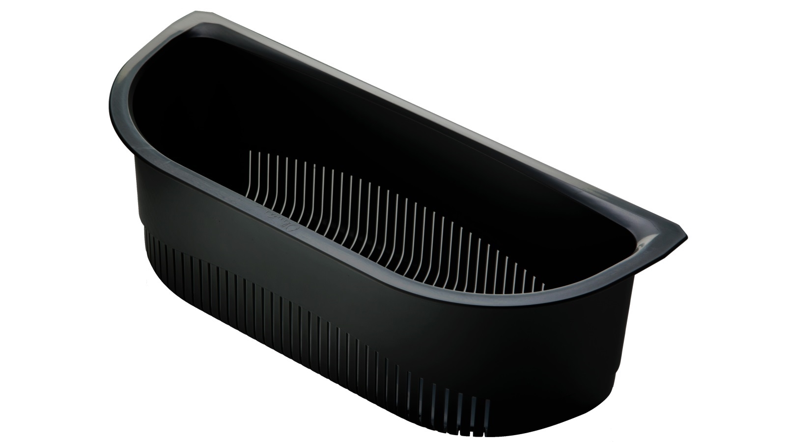 Oliveri Monet D Shape Colander - Charcoal | Joyce Mayne