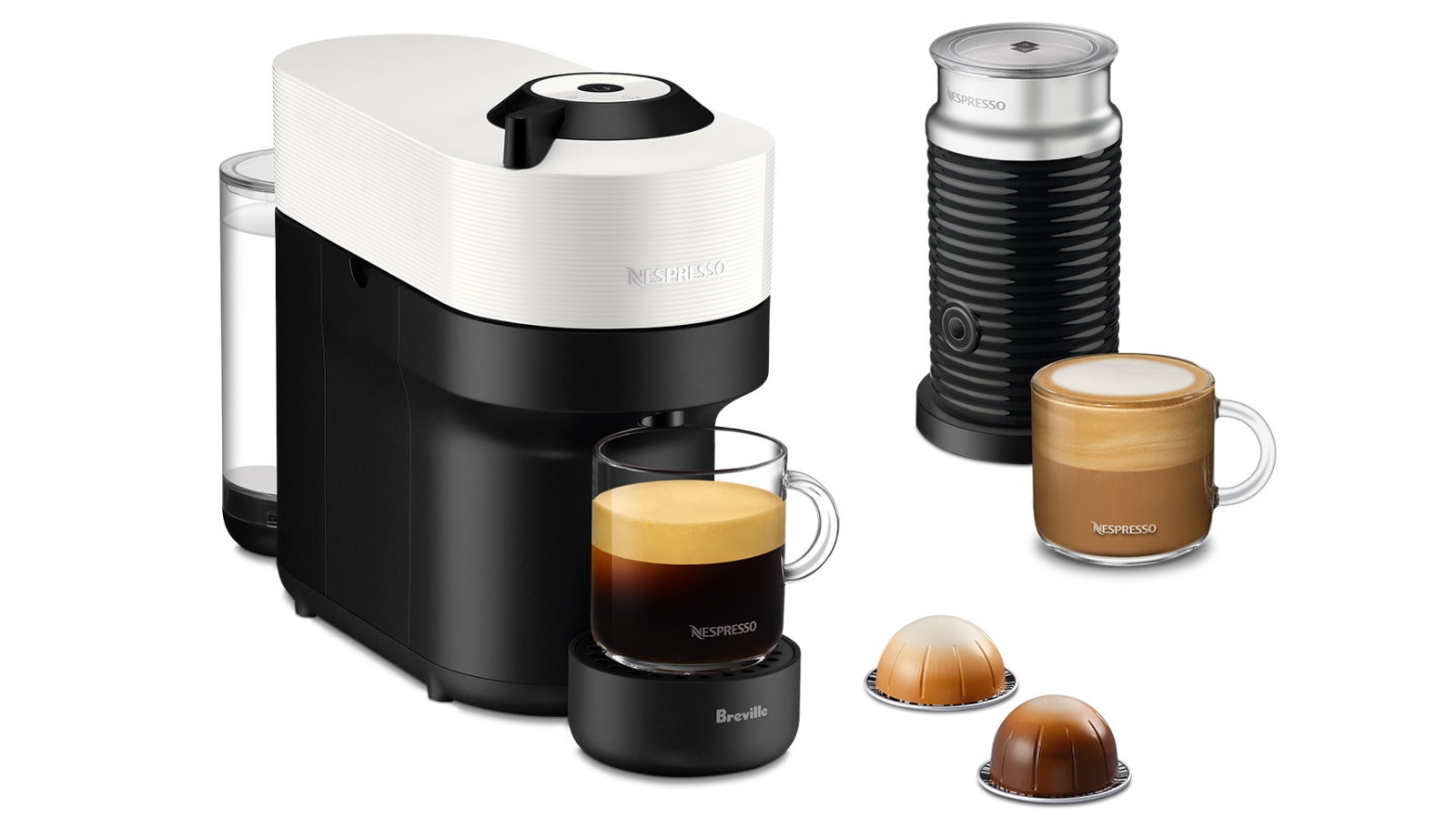Nespresso Vertuo Pop Coffee Machine with Milk Frother by Breville ...