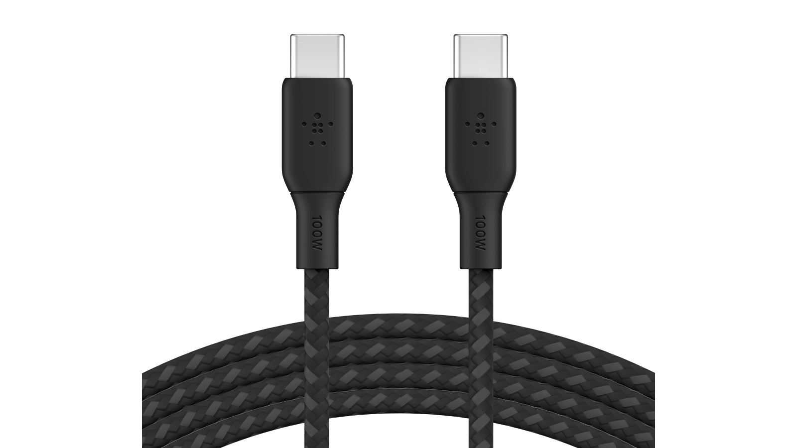 Belkin BoostCharge 2m 100W USB-C to USB-C Cable - Black | Joyce Mayne