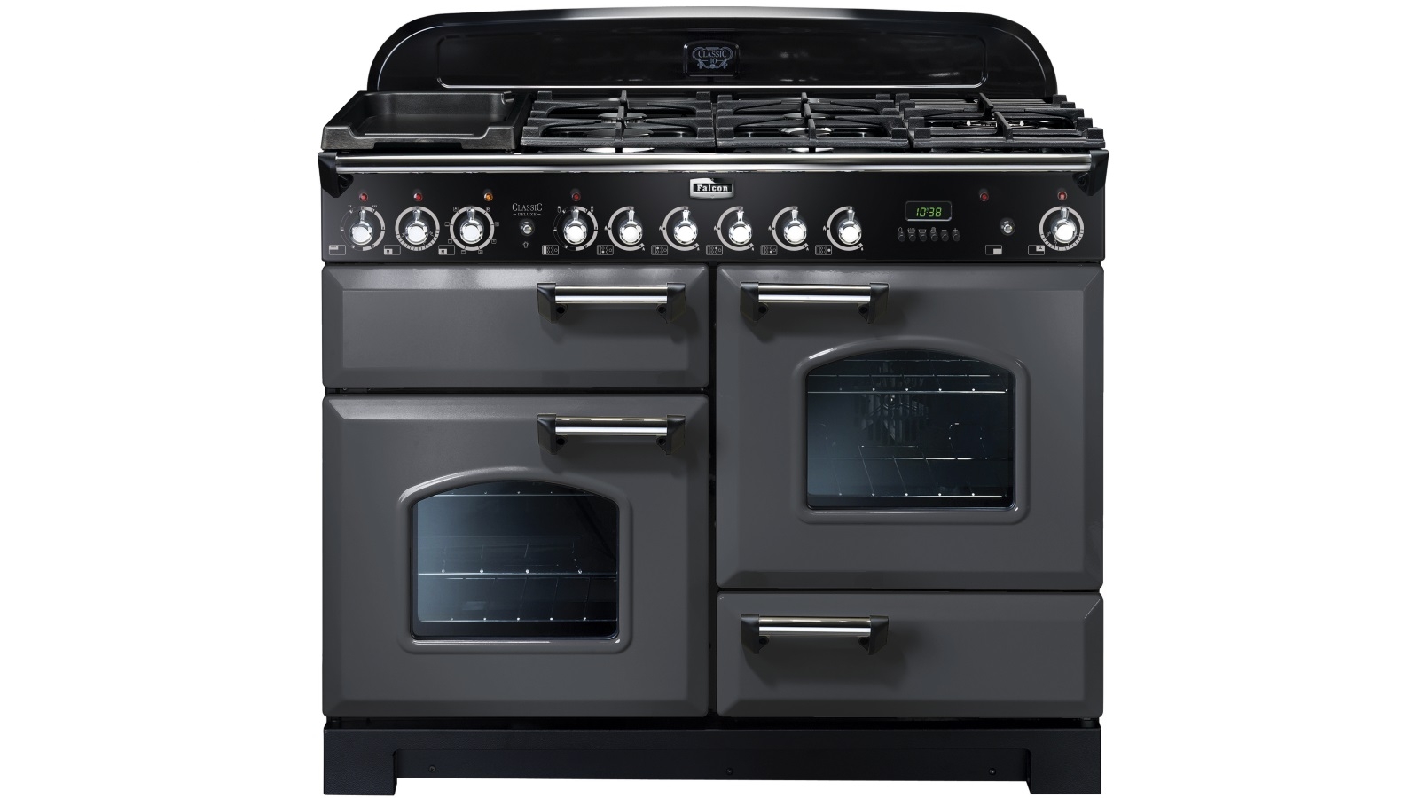 Falcon Classic Deluxe 1100mm Brass Fitting Dual Fuel Freestanding ...