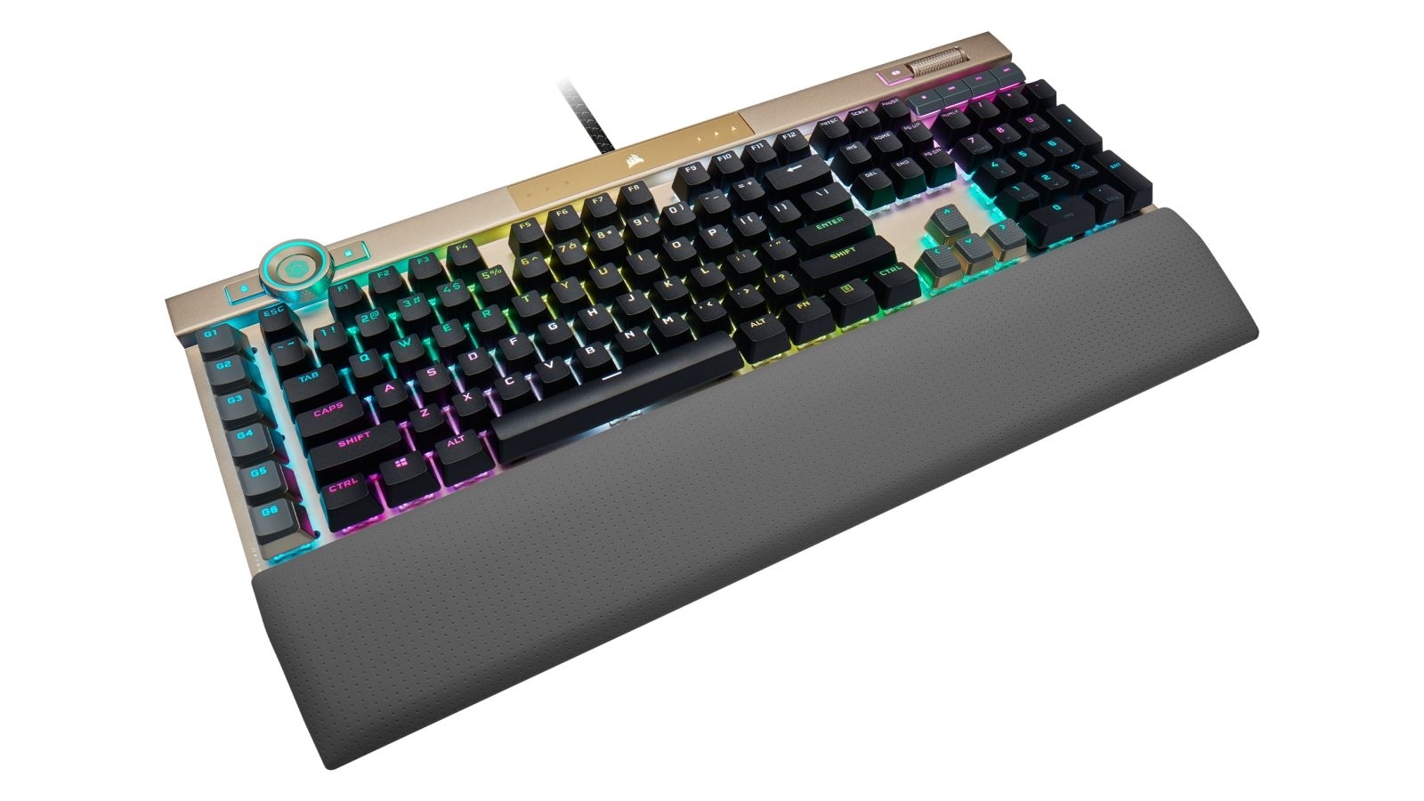 Corsair K100 RGP Optical-Mechanical Gaming Keyboard - Midnight Gold ...