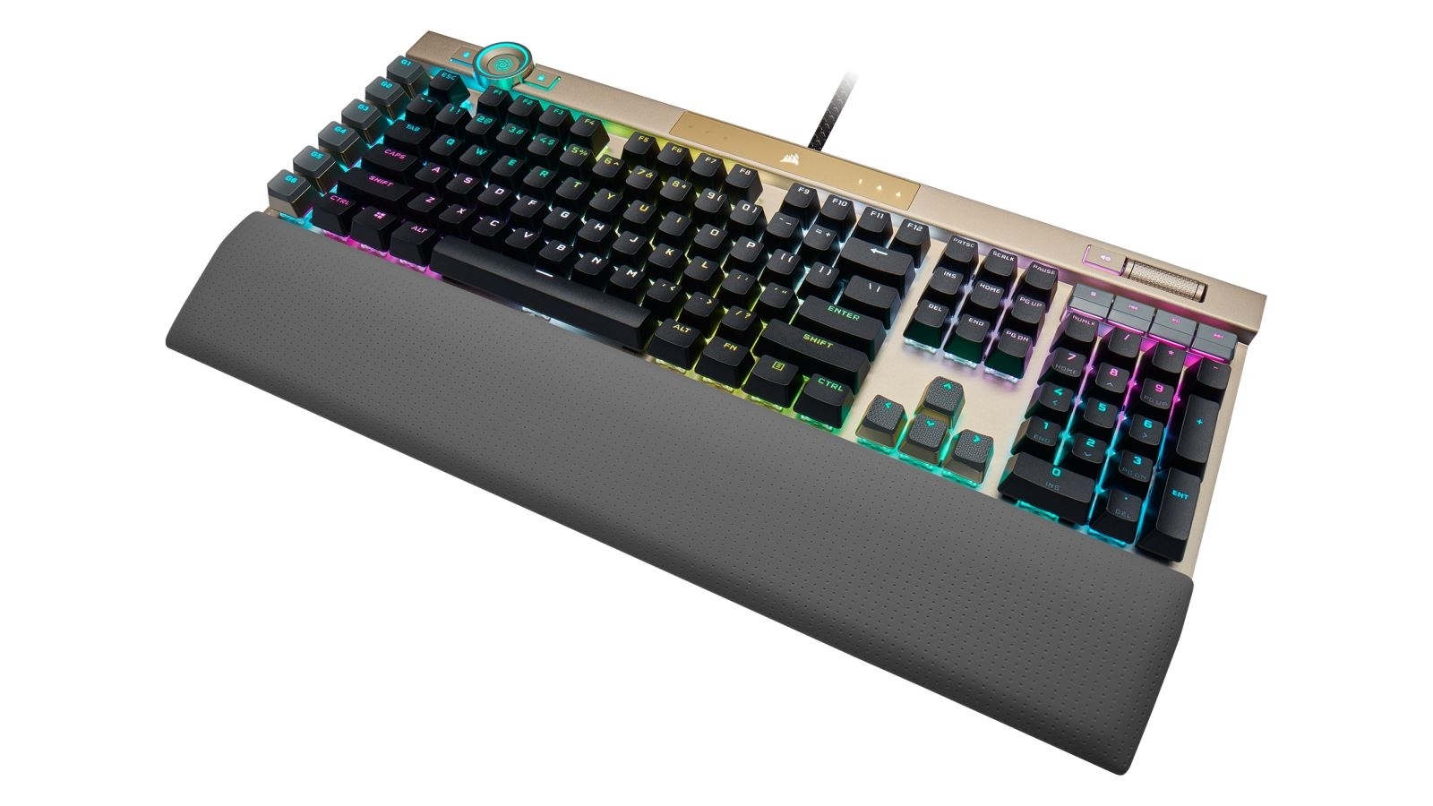 Corsair K100 RGP Optical-Mechanical Gaming Keyboard - Midnight Gold ...