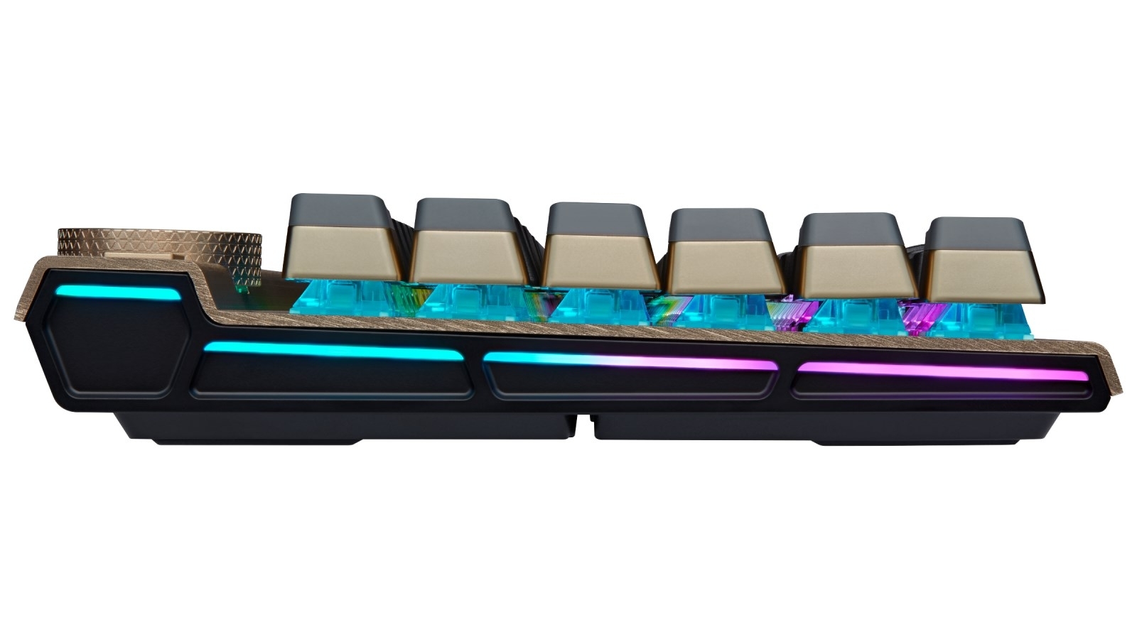 Corsair K100 RGP Optical-Mechanical Gaming Keyboard - Midnight Gold ...