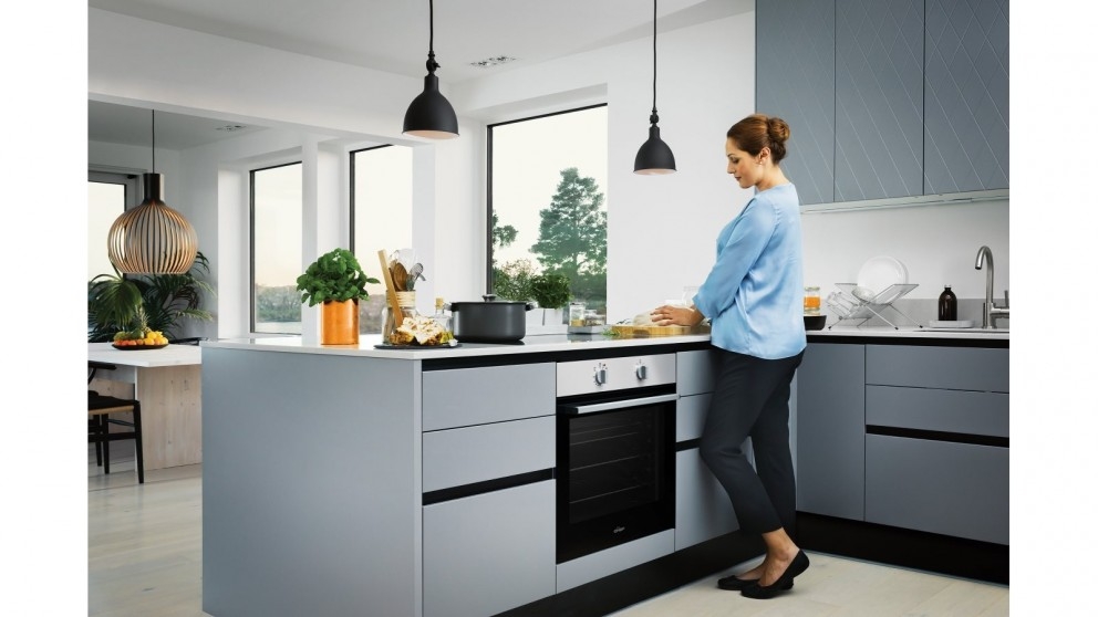 Chef 600mm Multifunction 3 Fan Forced Oven with 10A Plug & Play - White ...
