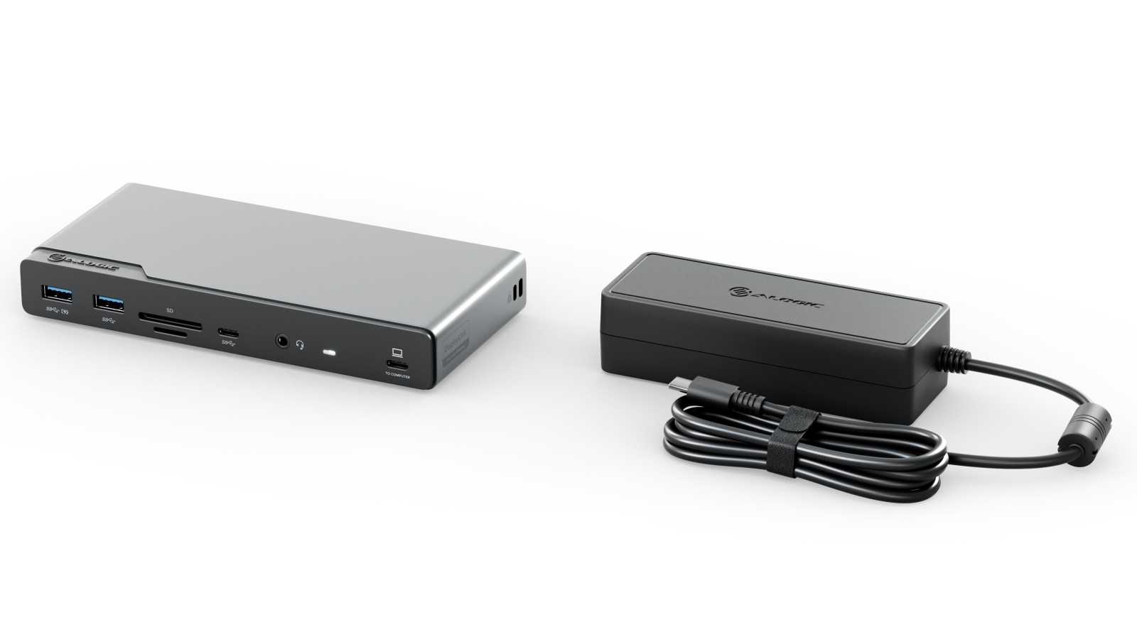 Alogic DV4 Quad Display Universal Docking Station with 100W Power ...