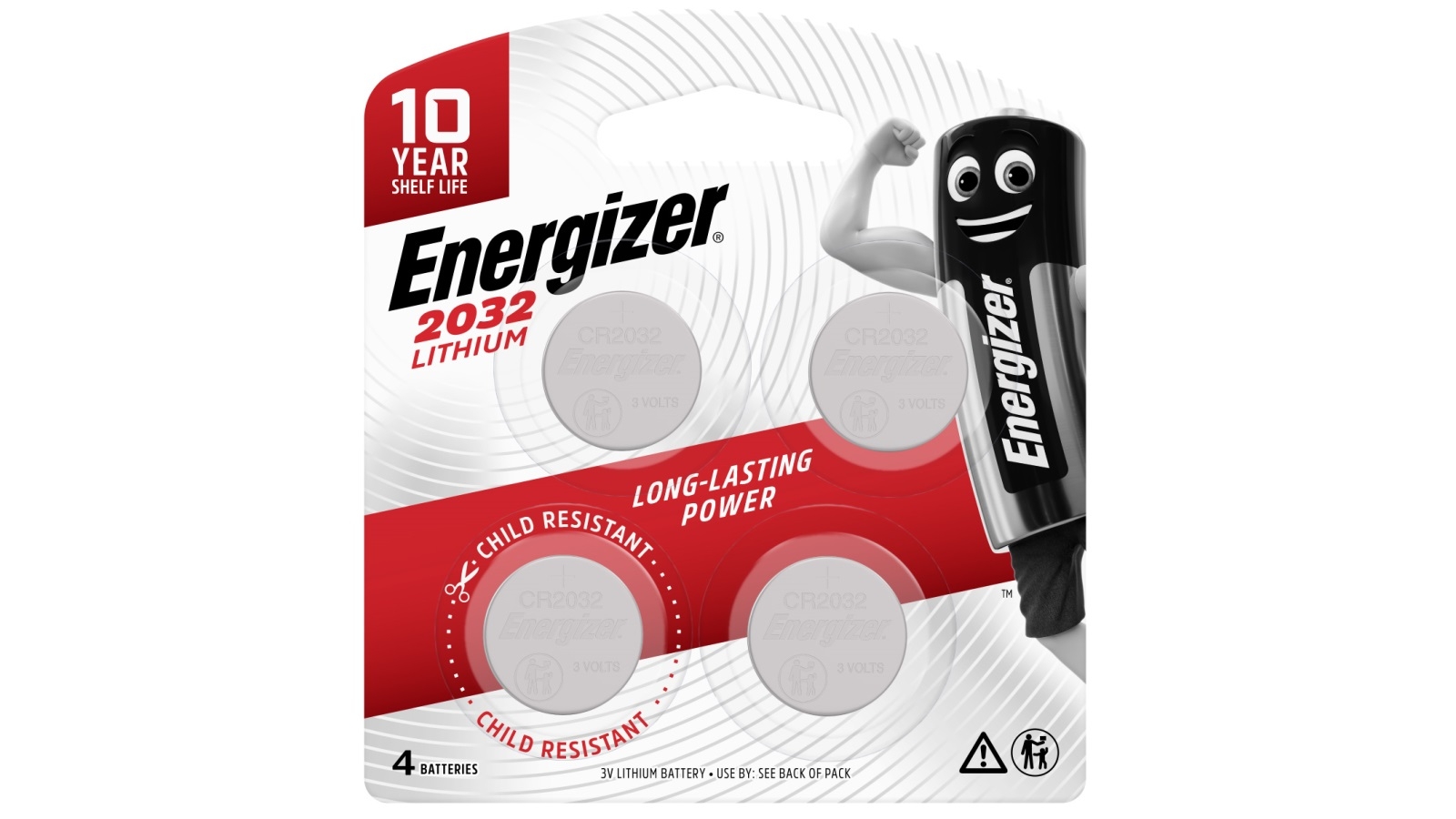 Energizer CR2032 Lithium Coin Battery - 4 Pack | Joyce Mayne