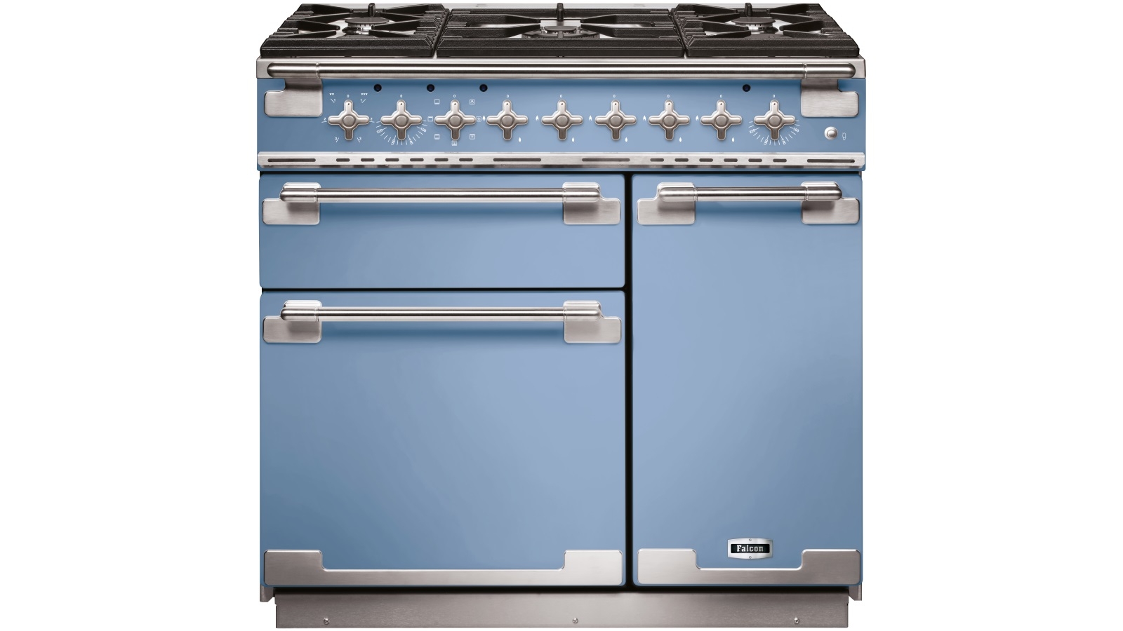 Falcon Elise 900mm Dual Fuel Freestanding Cooker - China Blue/Nickel ...