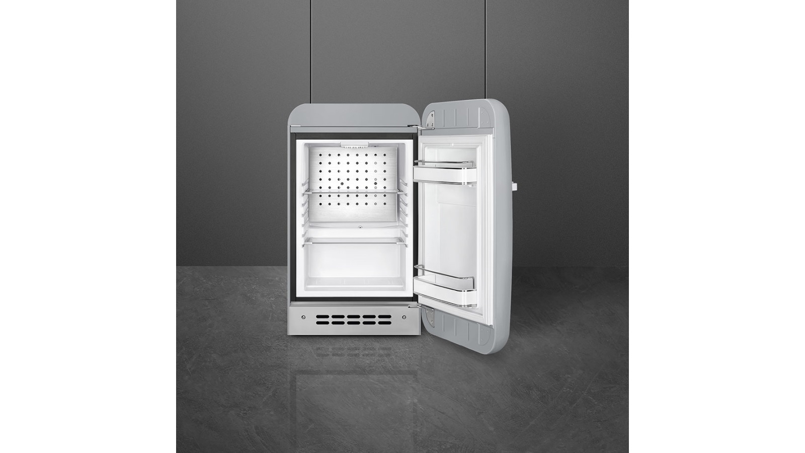 Smeg 34L 50's Style Retro Fridge - Silver | Joyce Mayne