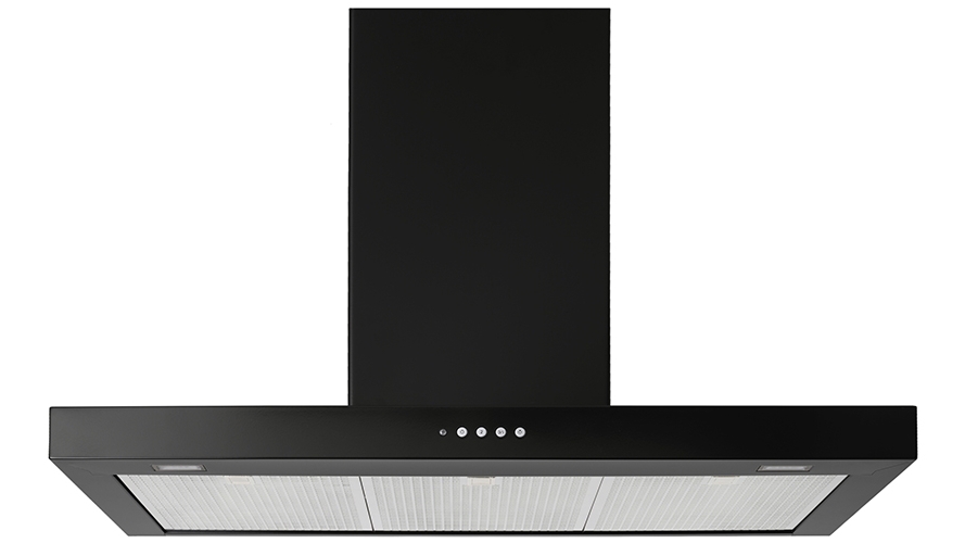 Falcon 90cm Infusion Canopy Rangehood - Black | Joyce Mayne
