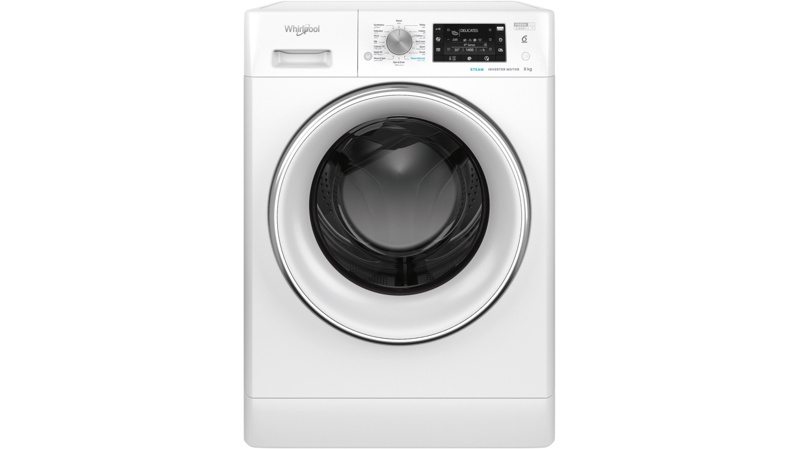 Whirlpool 9kg FreshCare+ Front Load Washing Machine | Joyce Mayne