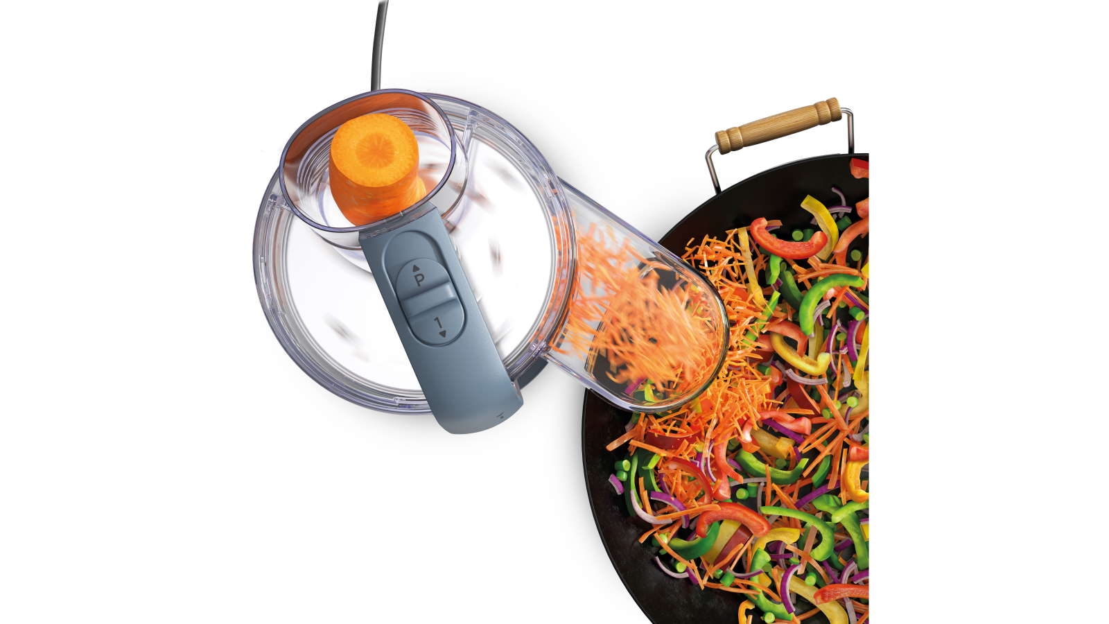 Kenwood MultiPro Go Food Processor - Storm Blue | Joyce Mayne