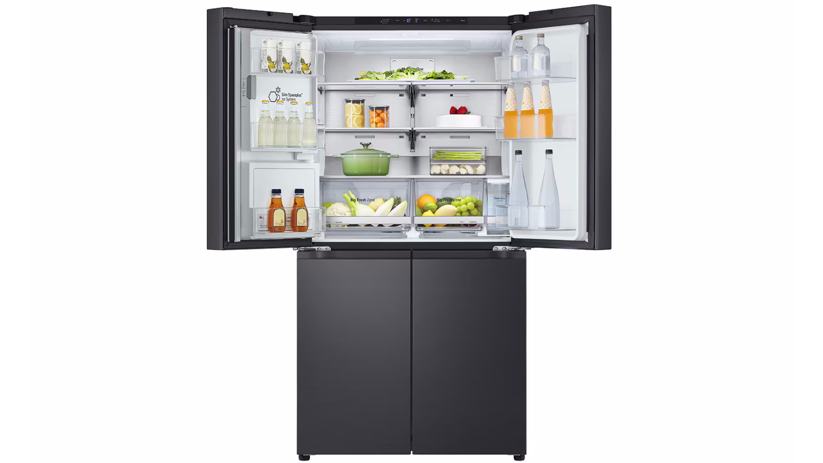LG 636L French Door Fridge with Non Plumbed Ice & Water Dispenser ...
