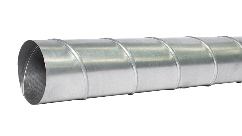 Sirius 1.2m Galvanised Steel Solid Duct Pipe - 20cm | Joyce Mayne