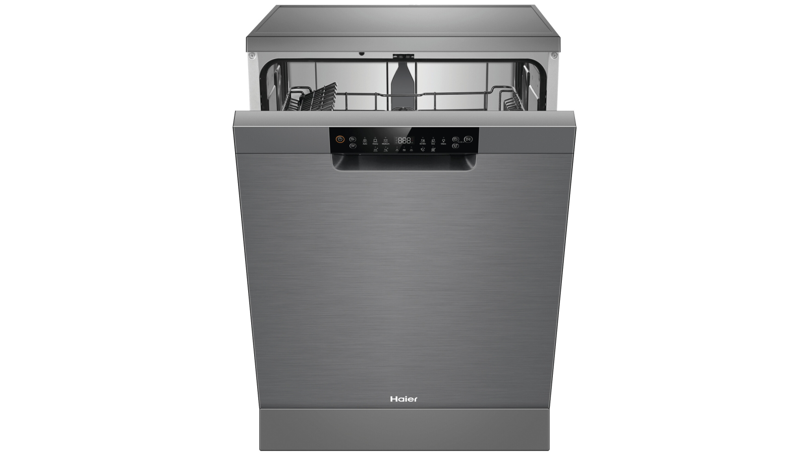 Haier 15 Place Setting Freestanding Dishwasher with Advanced Wash ...