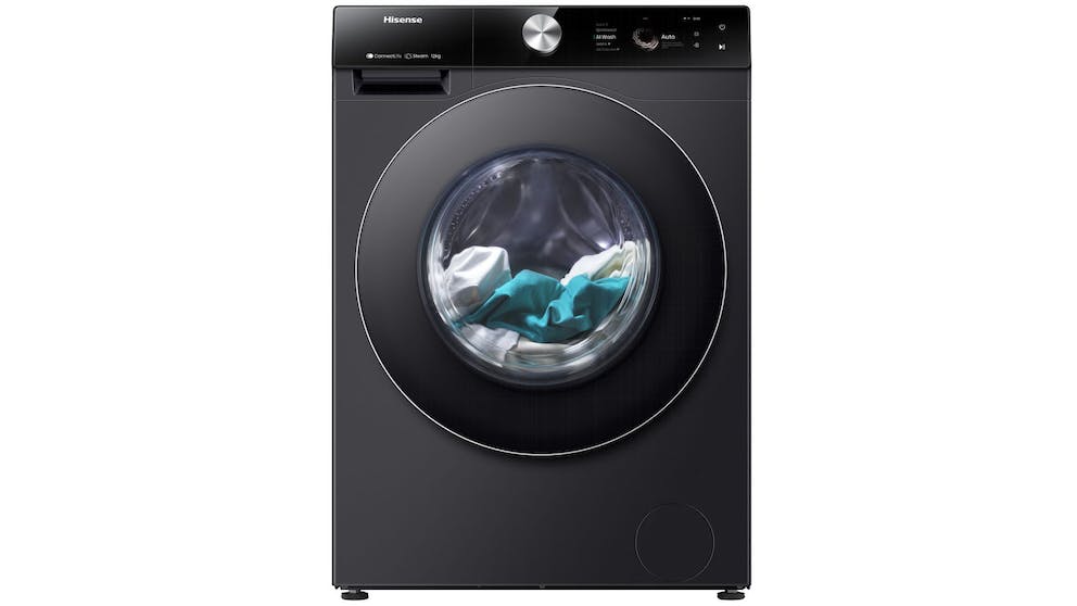 Hisense 12kg Front Load Washing Machine - Charcoal Black | Joyce Mayne