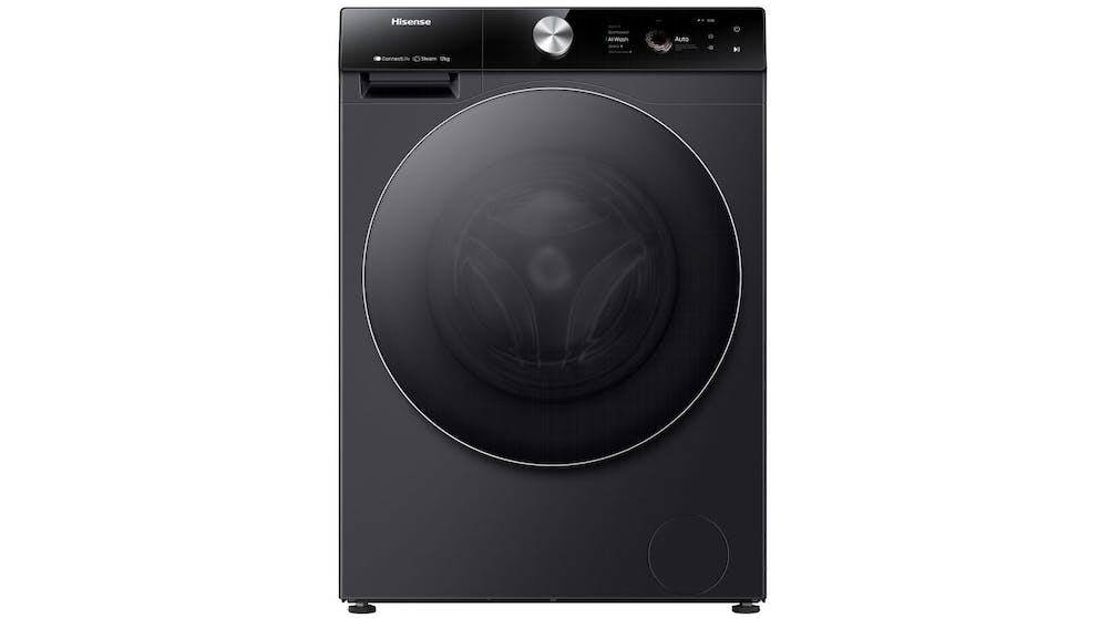 Hisense 12kg Front Load Washing Machine - Charcoal Black | Joyce Mayne