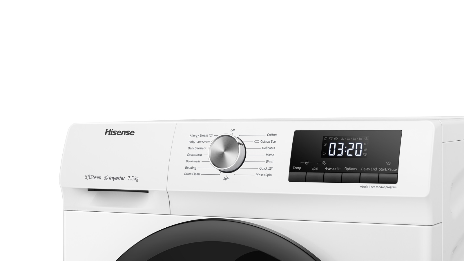 Hisense 7.5kg PureJet Front Load Washing Machine | Joyce Mayne