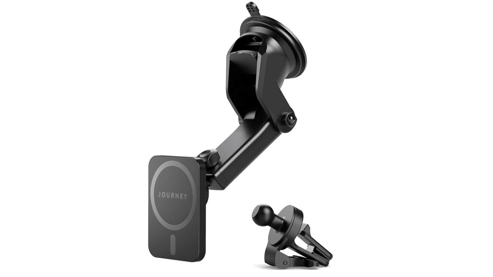 Journey Magnetic (Magsafe) Wireless Car Charger with Flex Plus Mount ...