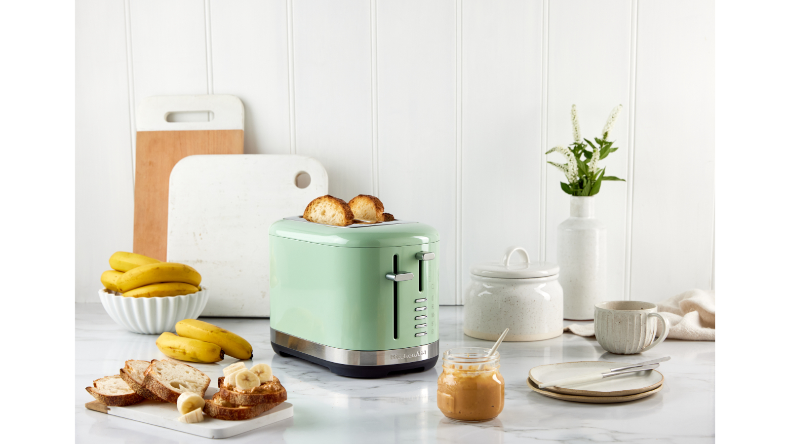 KitchenAid 2 Slice Toaster - Pistachio | Joyce Mayne