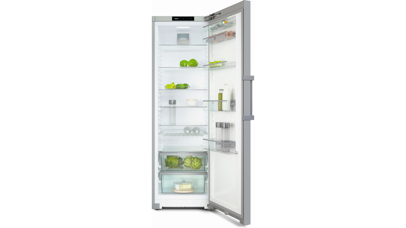 Miele 399L KS 4783 ED Freestanding Fridge with Wi-Fi - Clean Steel ...
