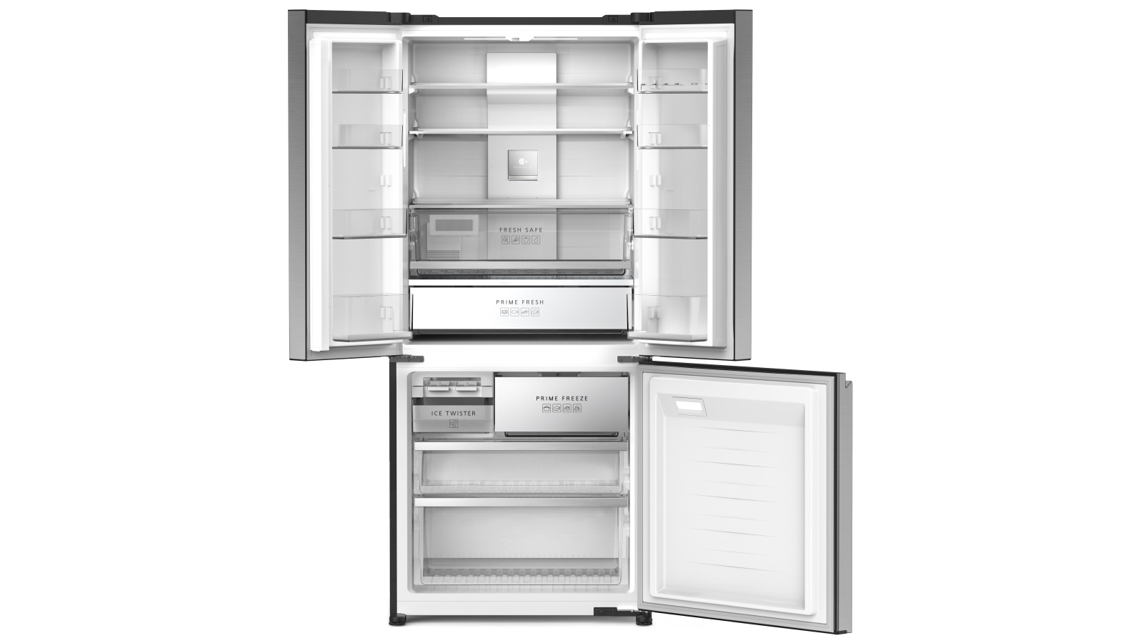 Panasonic 500L Prime+ Premium French Door Fridge - Stainless Steel ...