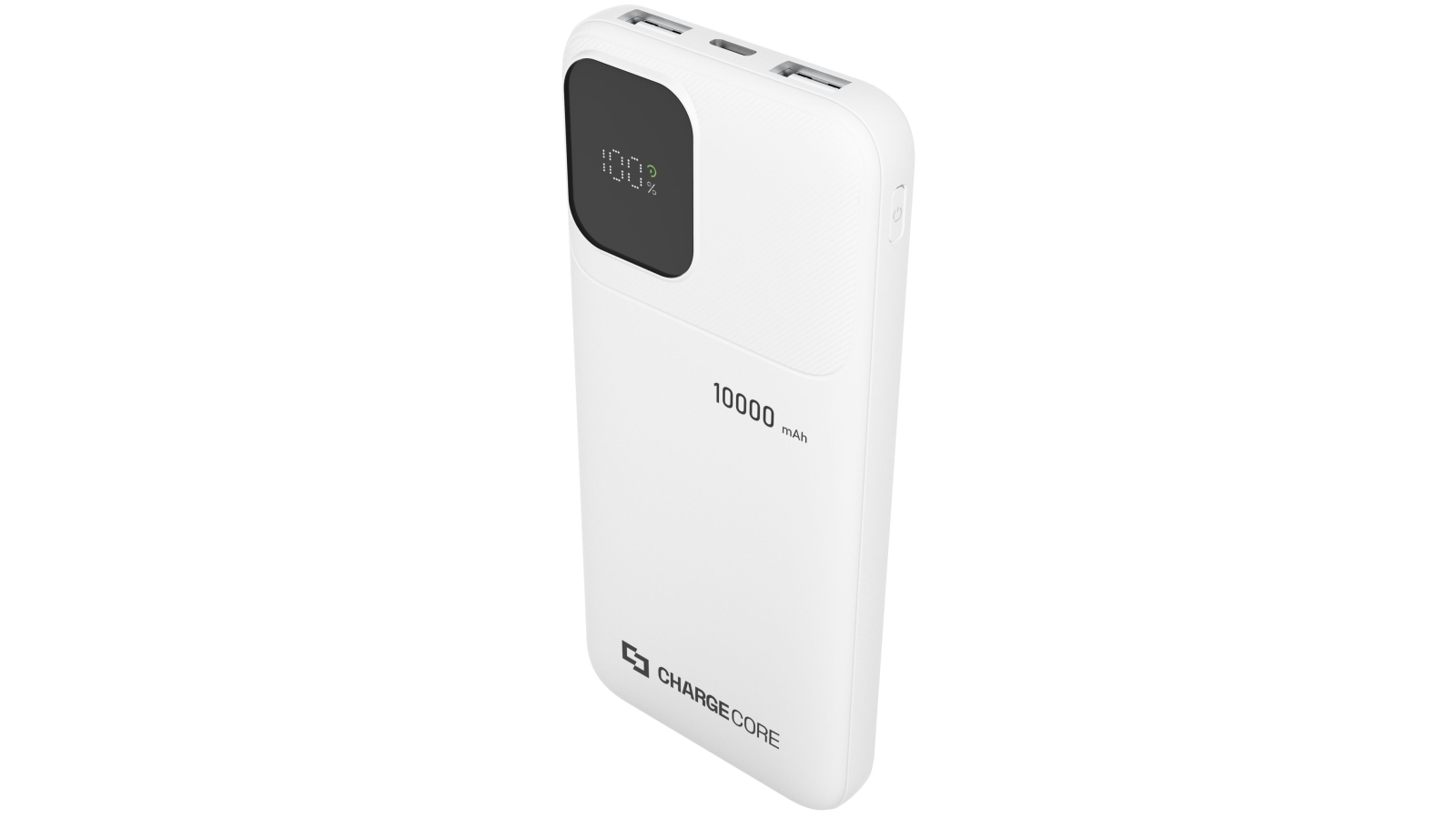 Laser ChargeCore SafeCharge Max 10000mAh Powerbank - White | Joyce Mayne