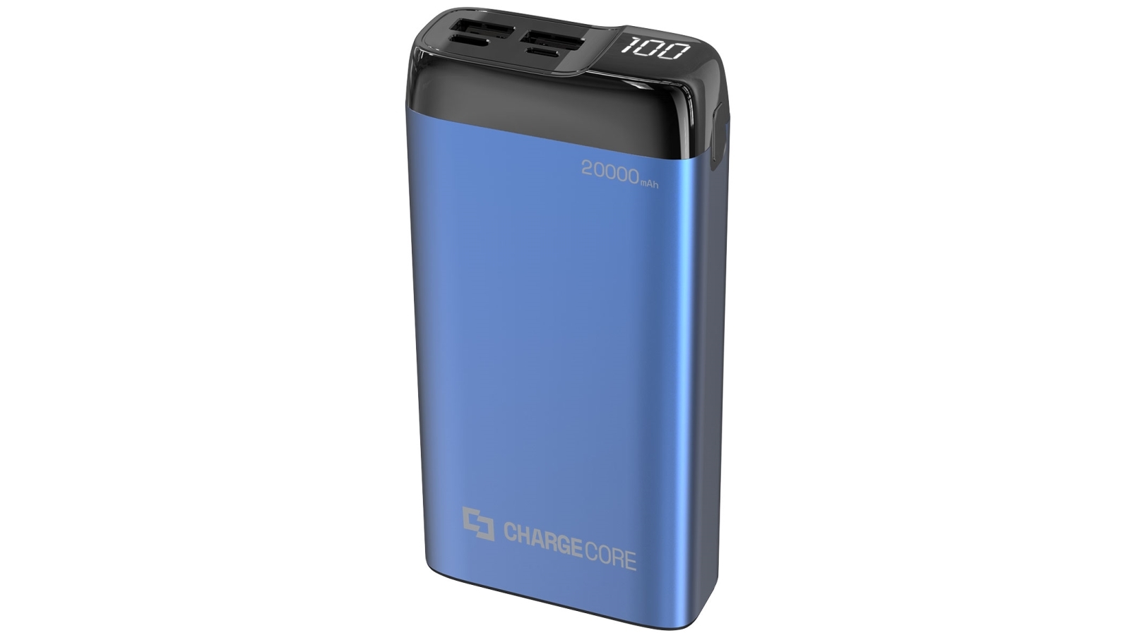 Laser 20000mAh Power Bank with LED Display - Blue | Joyce Mayne