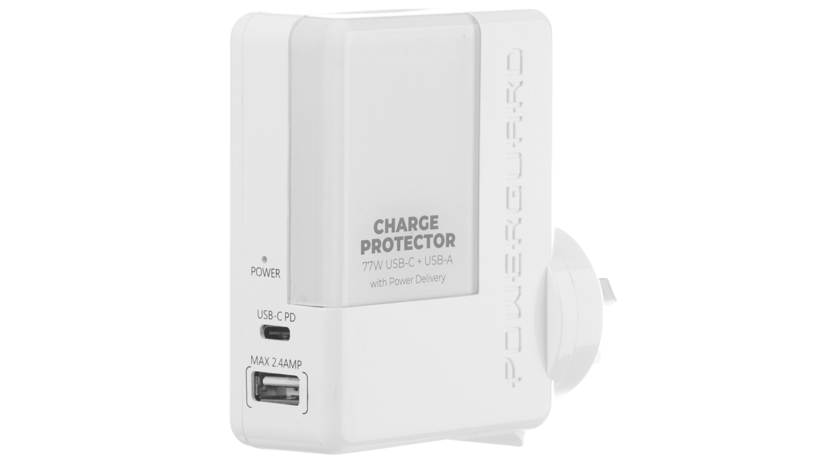 Powerguard 77W USB-C + USB-A Charge Protector with Power Delivery ...