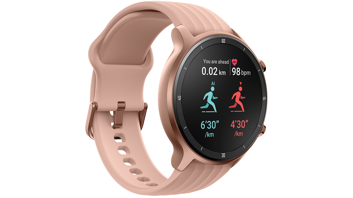 Ryze Flex Smart Watch - Rose Gold with Pink Strap | Joyce Mayne