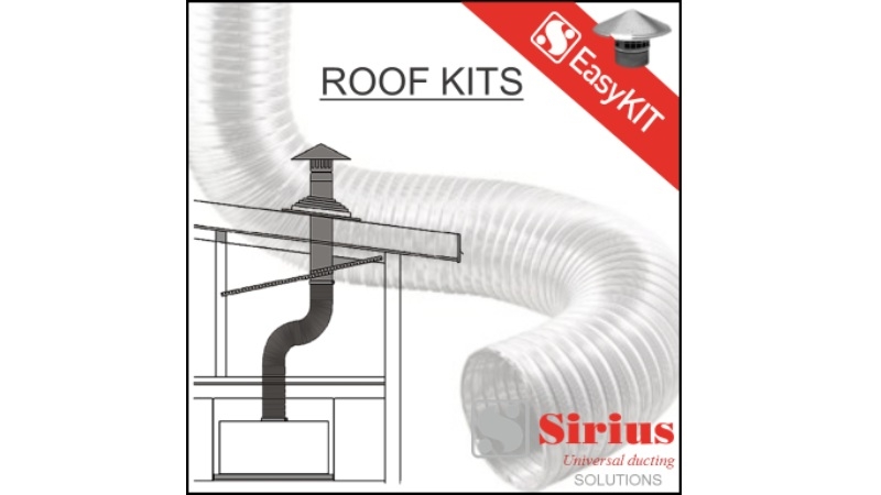 Sirius 20cm Easy Metal Roof Ducting Kit | Joyce Mayne