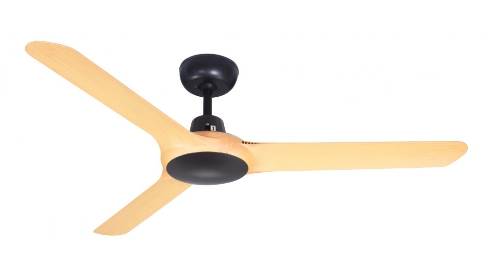 Ventair Spyda 125cm Fully Moulded 3 Blade Ceiling Fan - Bamboo | Joyce ...
