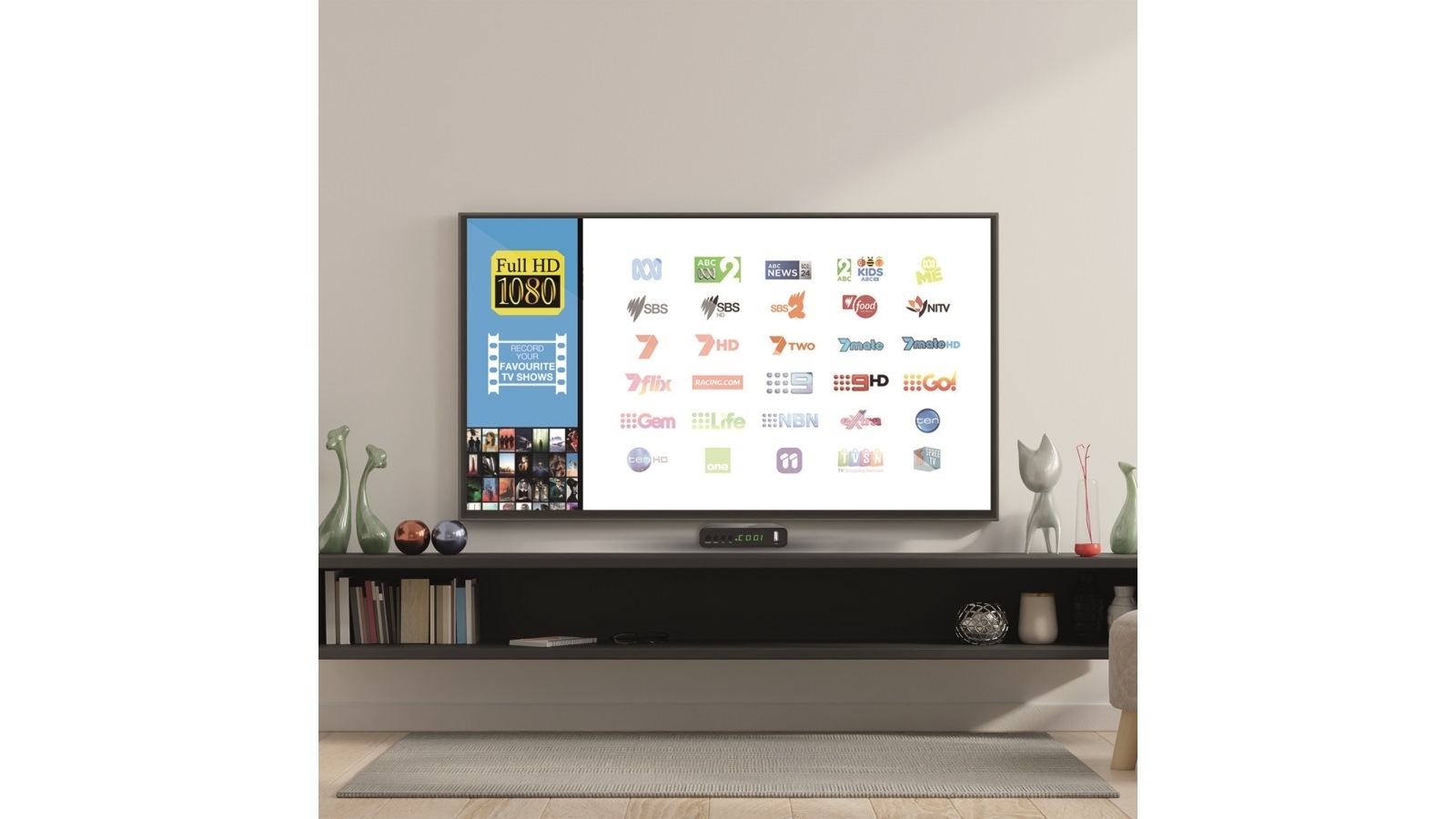 Laser STB-9000 Digital Set Top Box HD Media Player | Joyce Mayne