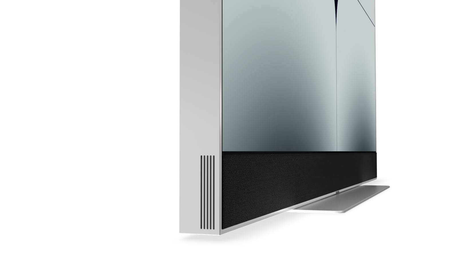 Hubbl Glass 55-inch 4K UHD LED Smart TV - Ceramic White | Joyce Mayne